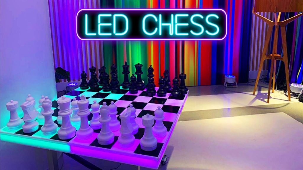 Giant LED Chess | Orlando Arcade Game Rentals