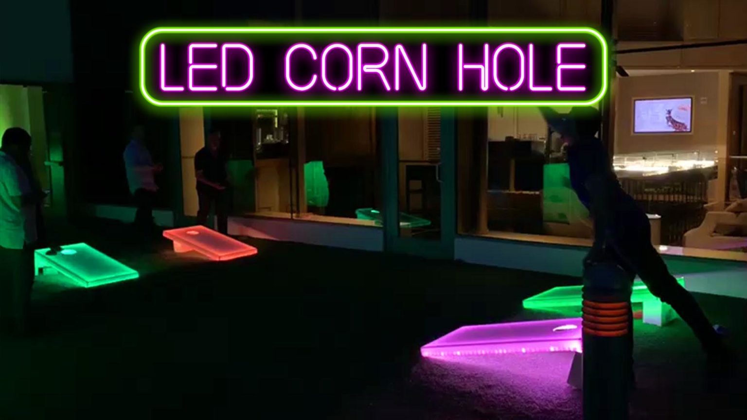 LED Corn Hole | Orlando Arcade Game Rentals