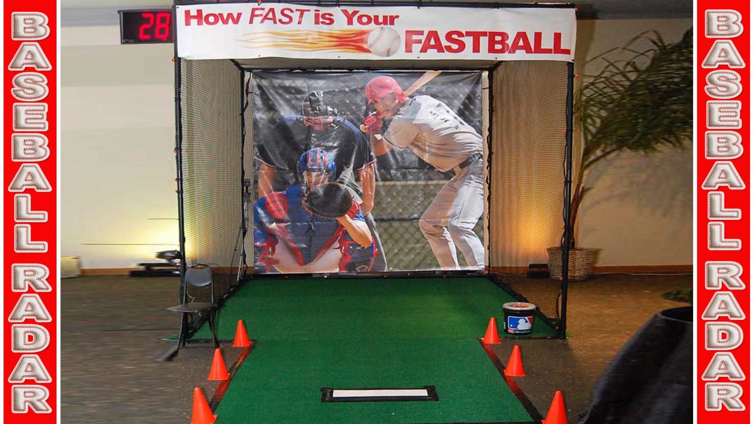 Baseball Speed Radar | Orlando Arcade Game Rentals