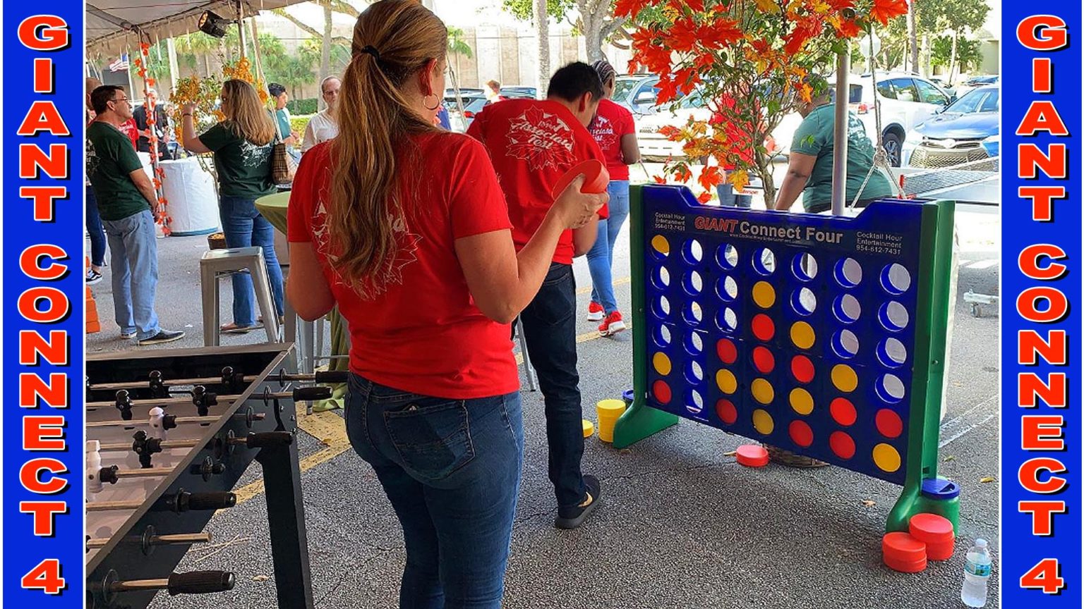 Giant Connect Four | Orlando Arcade Game Rentals