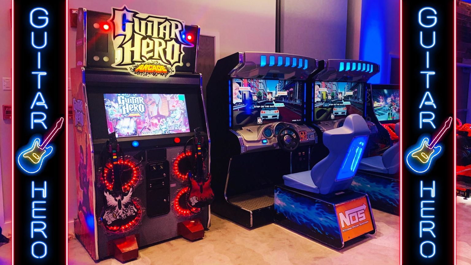 Guitar Hero Arcade | Orlando Arcade Game Rentals