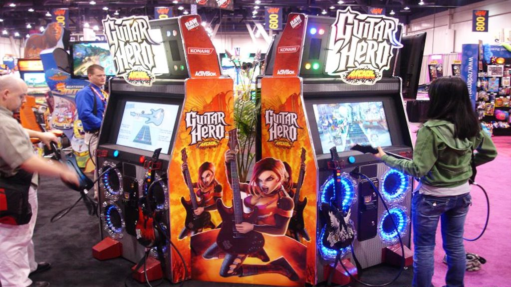 Guitar Hero Arcade | Orlando Arcade Game Rentals