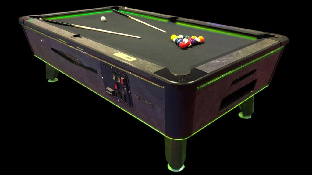 LED Pool Table Billiards | Orlando Arcade Game Rentals