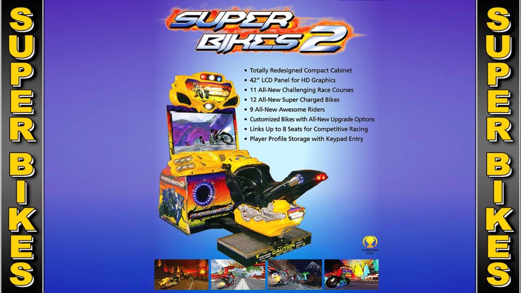 Driving Game SuperBikes | Orlando Arcade Game Rentals