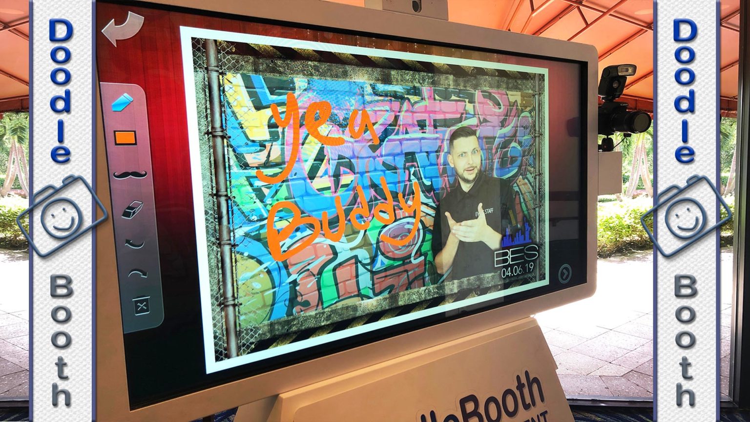 Doodle Booth Photo Booth | Orlando Arcade Game Rentals